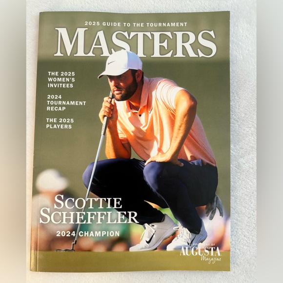 Masters | Office | Masters 225 Guide Magazine From Augusta During The ...